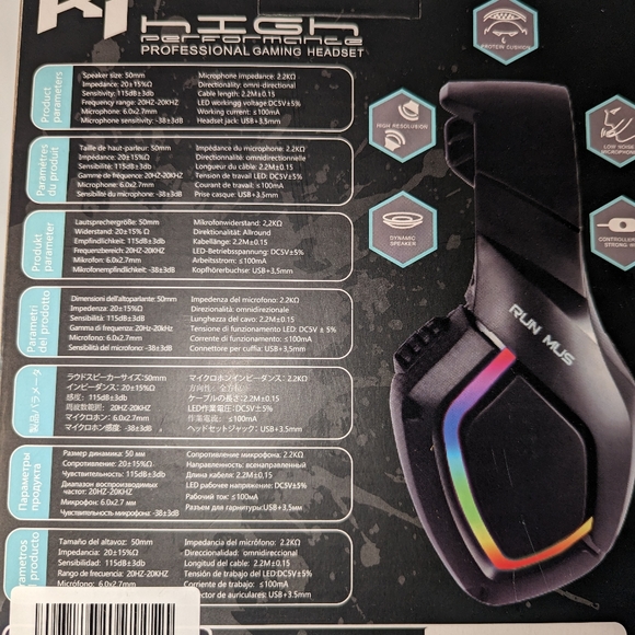 K1 | Video Games & Consoles | Run Mus K Gaming Headset With 71 Surround ...